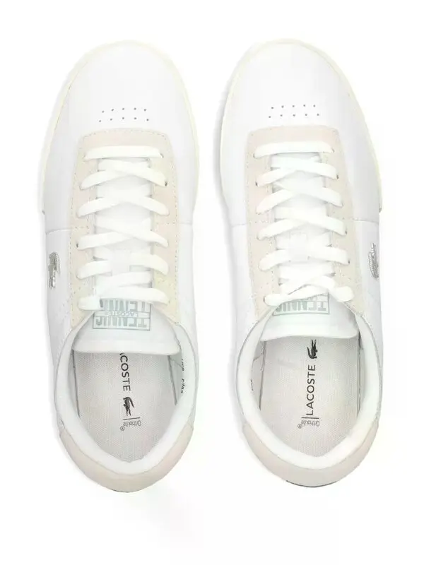 Lacoste Aura Leather Sneakers - White