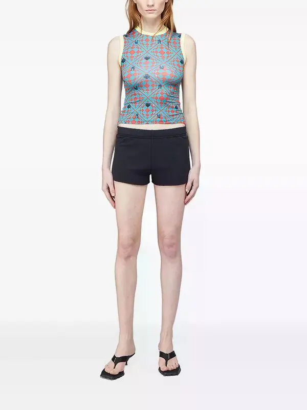MAISIE WILEN Geometric-pattern Sleeveless Top