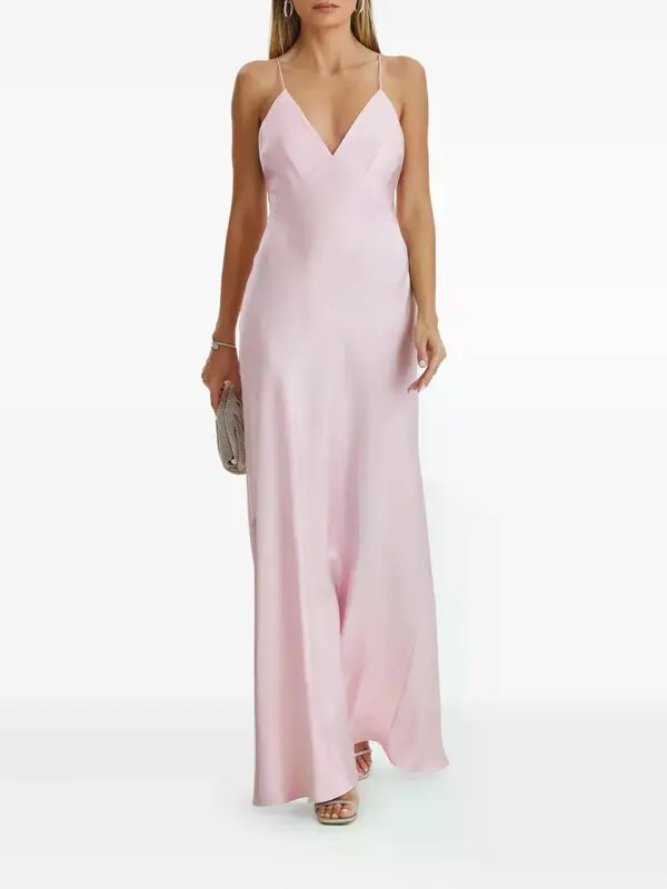 strapless open back dress ANJANA Jacquard Semi-Sweetheart Boned Waist Ballgown Prom & School For main image 0