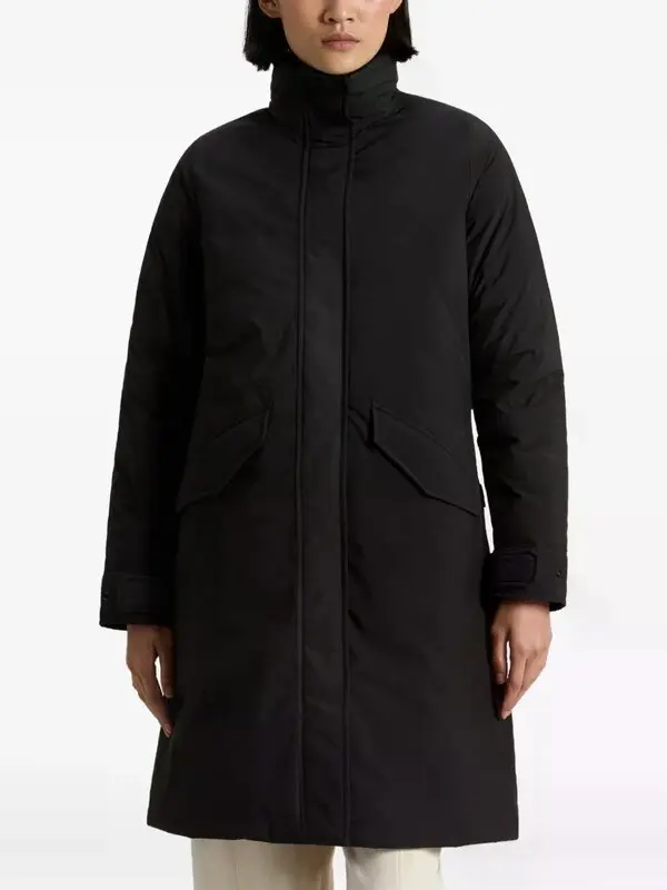 Woolrich Hooded Padded Coat - Black
