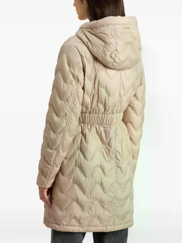Woolrich Quilted Hooded Parka - Neutrals