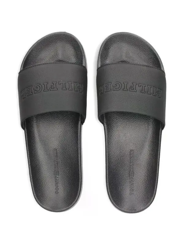 Tommy Hilfiger Logo Embossed Slides