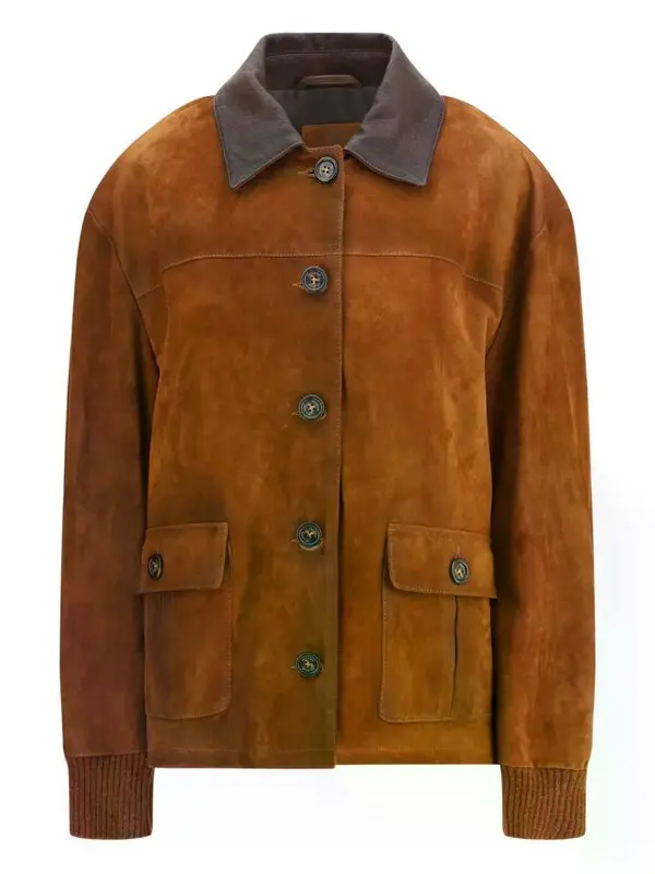 VALSTAR Suede Buttoned Jacket
