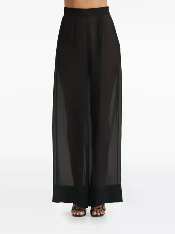 IL VOLO Sheer Trousers - Black