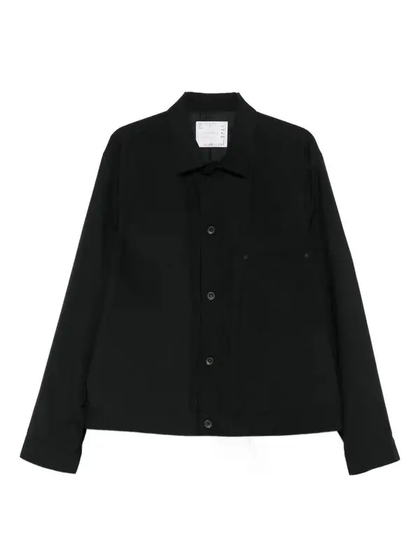 Sacai Button-fastening Shirt Jacket
