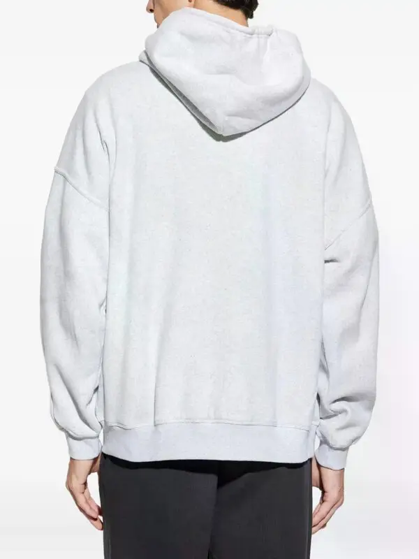 American Vintage Logo-embroidered Zip-up Hoodie
