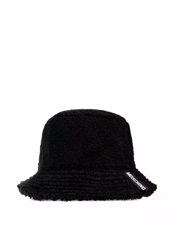 Moschino Teddy Bucket Hat - Black