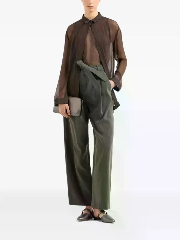 Giorgio Armani Double-layer Silk Shirt