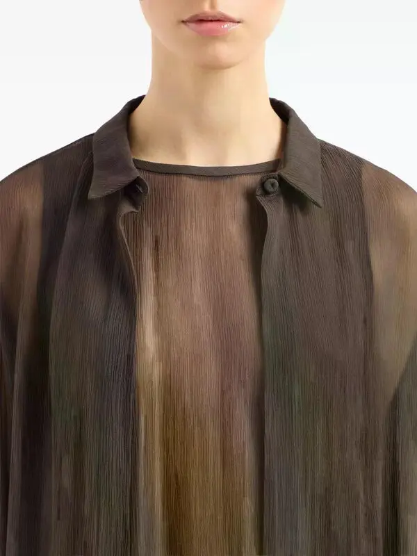 Giorgio Armani Double-layer Silk Shirt