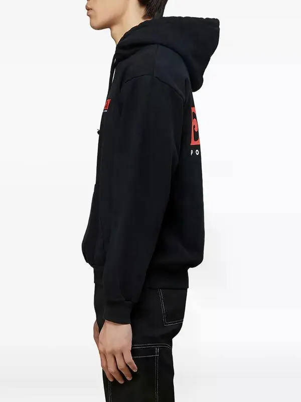 EDEN POWER CORP Logo-print Hoodie