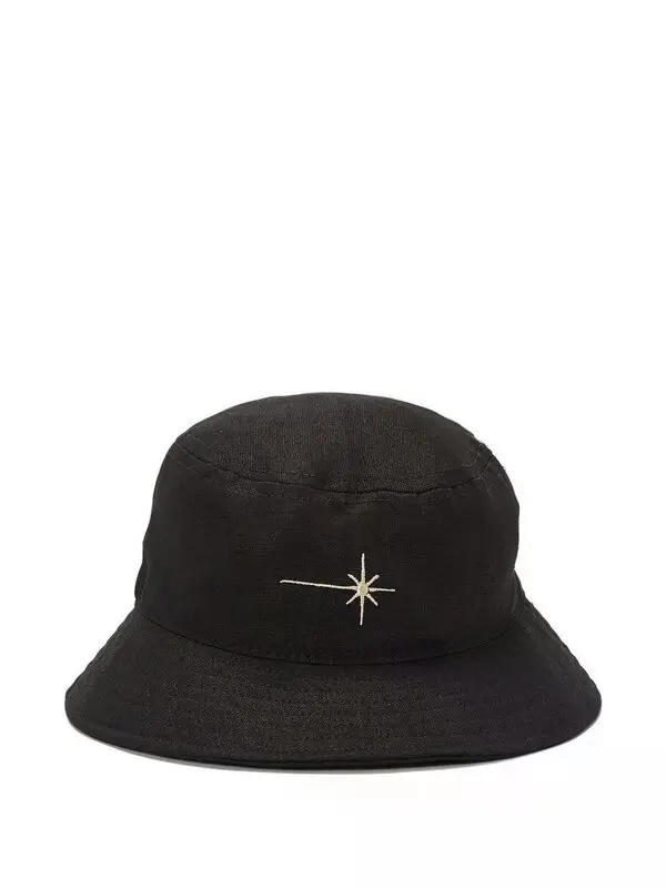 EDEN POWER CORP Logo-embroidered Bucket Hat - Black