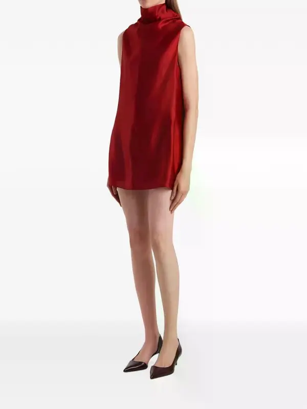 Khaite Daria Mini Dress - Red
