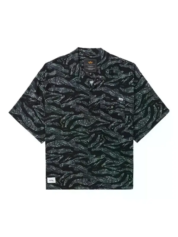 Alpha Industries Graphic-pattern Short-sleeve Shirt
