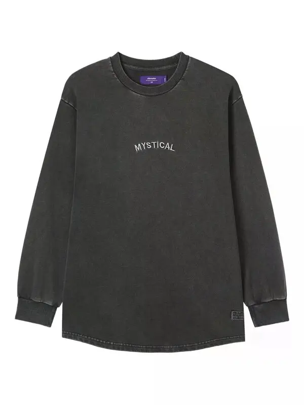 AFTERMATHS Embroidered Graphic Long-sleeve Top
