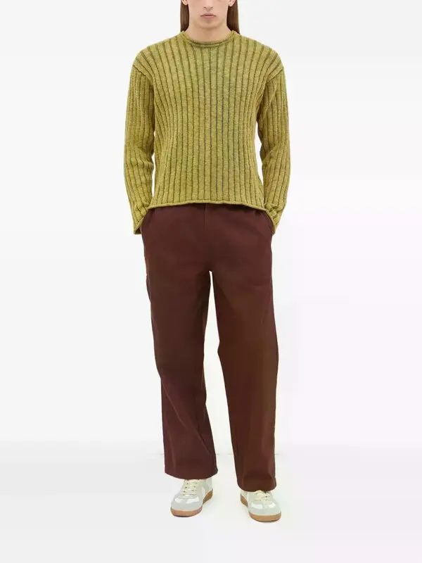 Jason Markk Ribbed Crew-neck Sweater