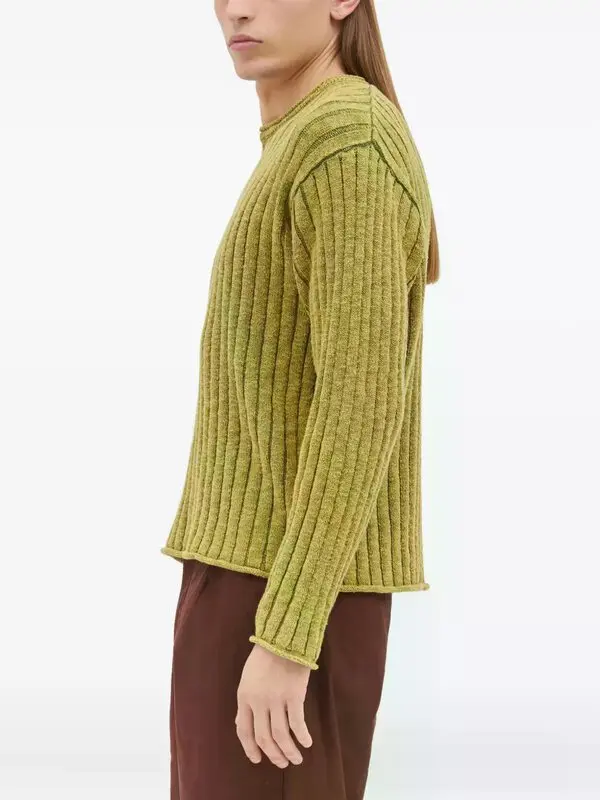 Jason Markk Ribbed Crew-neck Sweater