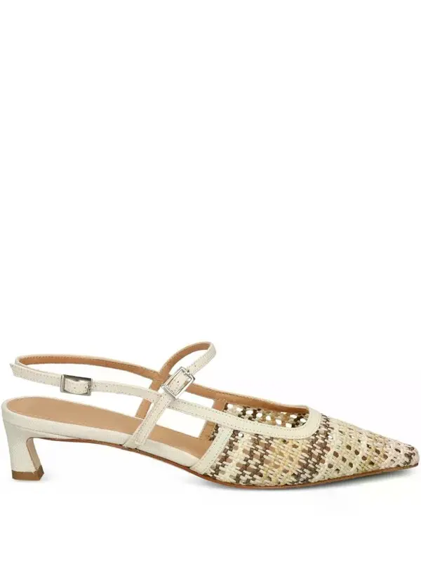 CHANTAL Woven Slingback Pumps