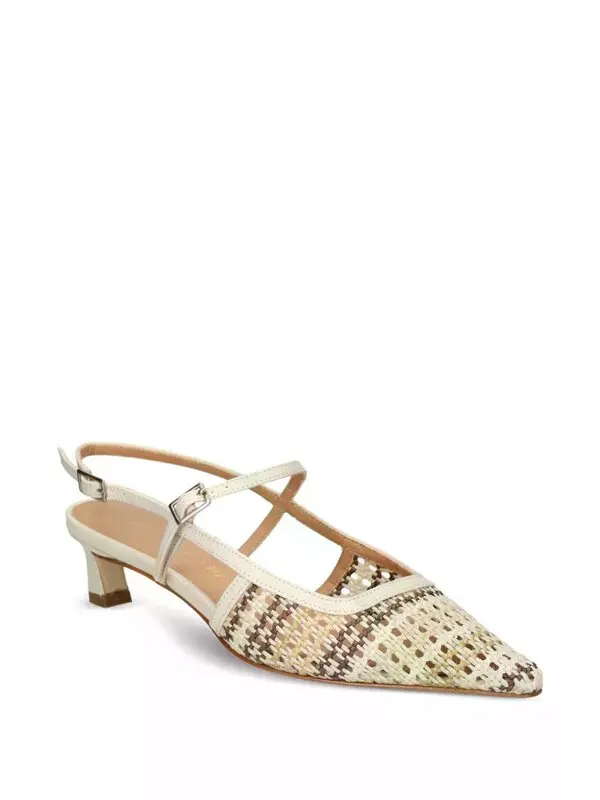 CHANTAL Woven Slingback Pumps