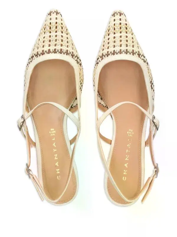 CHANTAL Woven Slingback Pumps