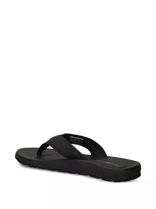 Tommy Hilfiger Textured-strap Flip-flops