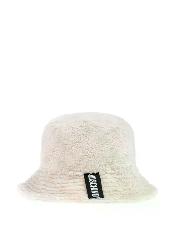Moschino Teddy Bucket Hat - White