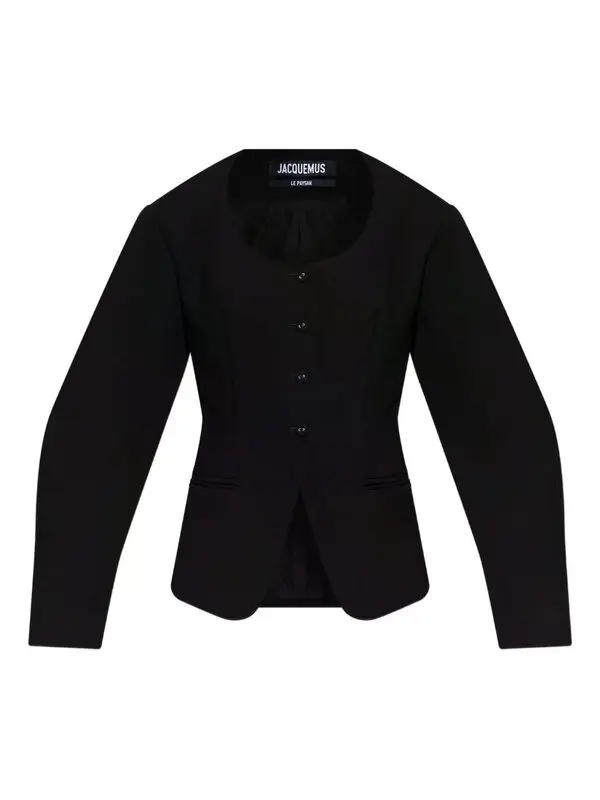 Jacquemus Button-fastening Balloon-sleeve Jacket