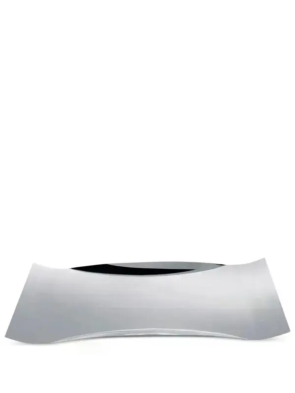 ALESSI Curved Stainless-steel Tray - Grey