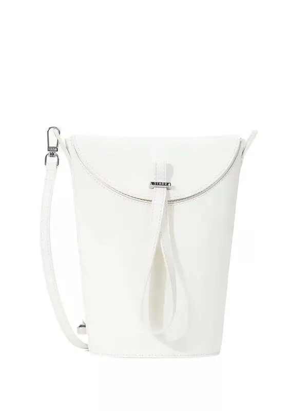 Staud Leather Bucket Bag With Top Handle