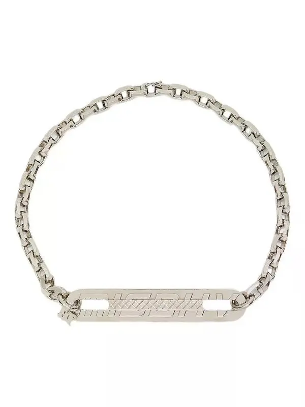 MISBHV Trinity Chain-link Choker Necklace - Silver