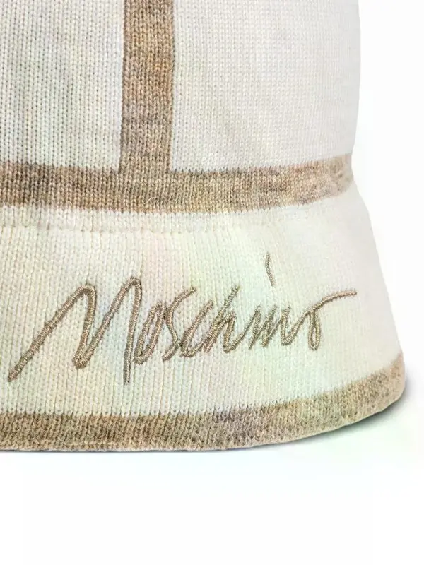 Moschino Panelled Logo Bucket Hat