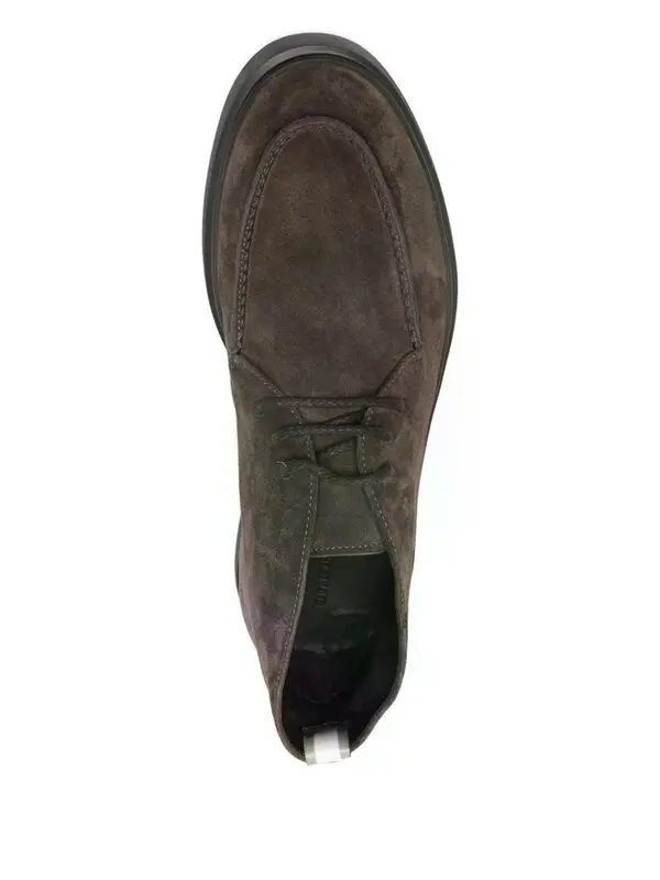 Officine Creative Suede Lace-up Boots - Brown