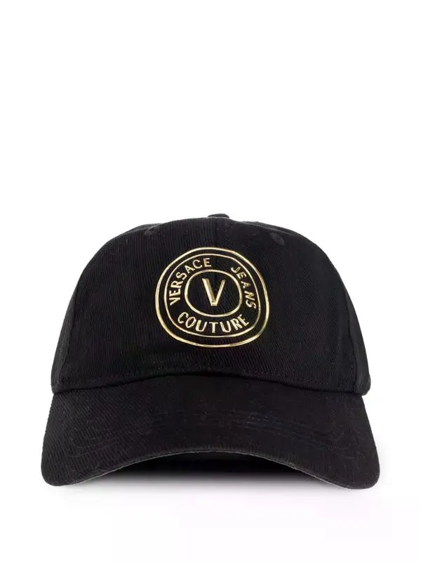 Versace Logo-plaque Baseball Cap - Black