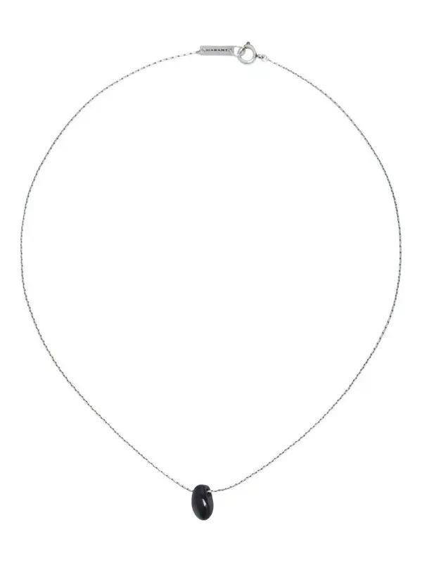 MARANT Rock Pendant Necklace - Silver