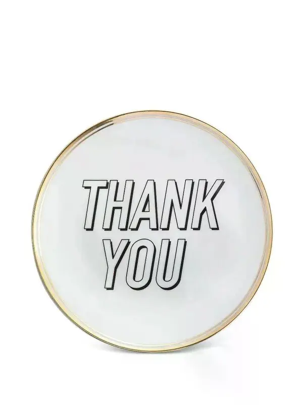 BITOSSI HOME Thank You Plates - White