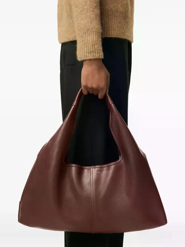 Ami Etienne Leather Shoulder Bag - Red