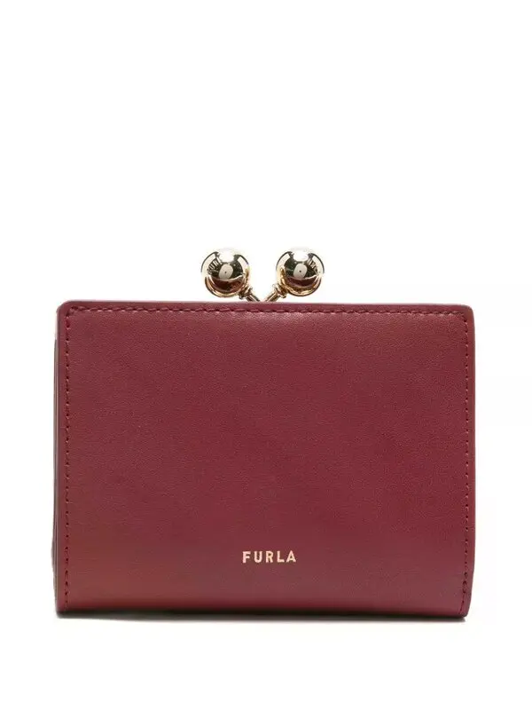 Furla Leather Wallet - Red
