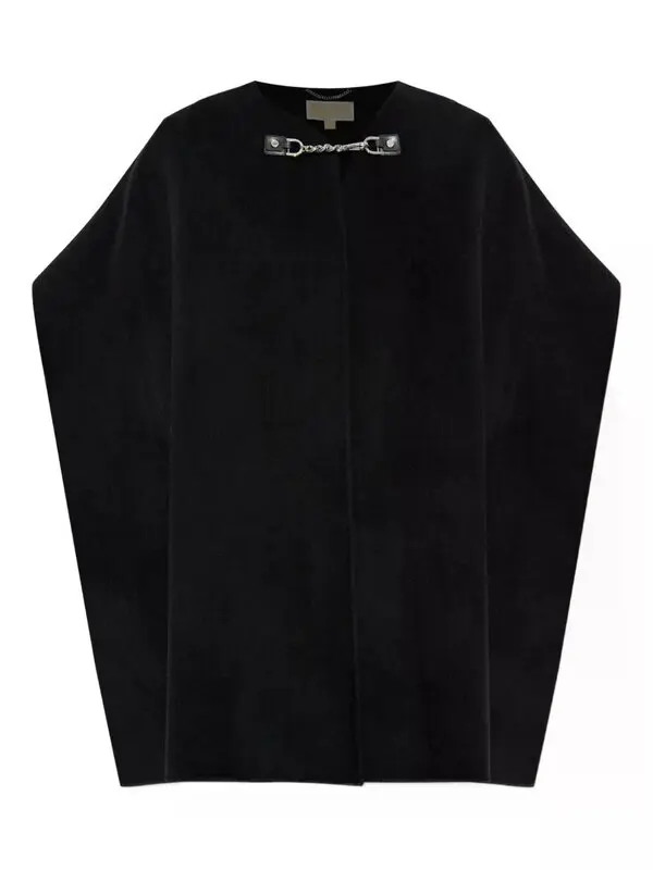 Michael Kors Chain-trimmed Wool Cape