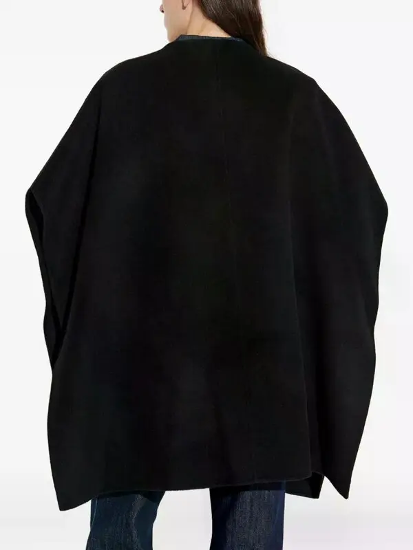 Michael Kors Chain-trimmed Wool Cape