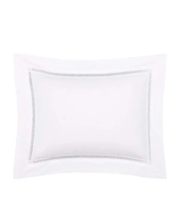 YVES DELORME Colisée Blanc Boudoir Pillowcase - White