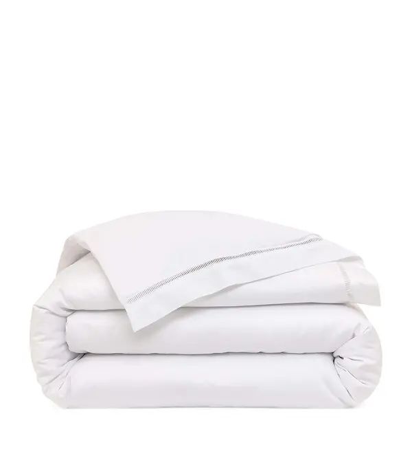 YVES DELORME Colisée Blanc King Duvet Cover - White