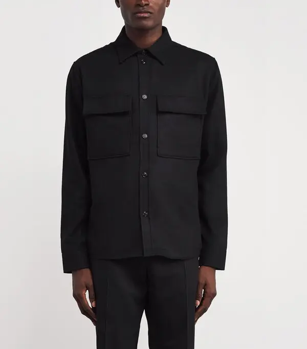 J. Lindeberg Wool-blend Overshirt