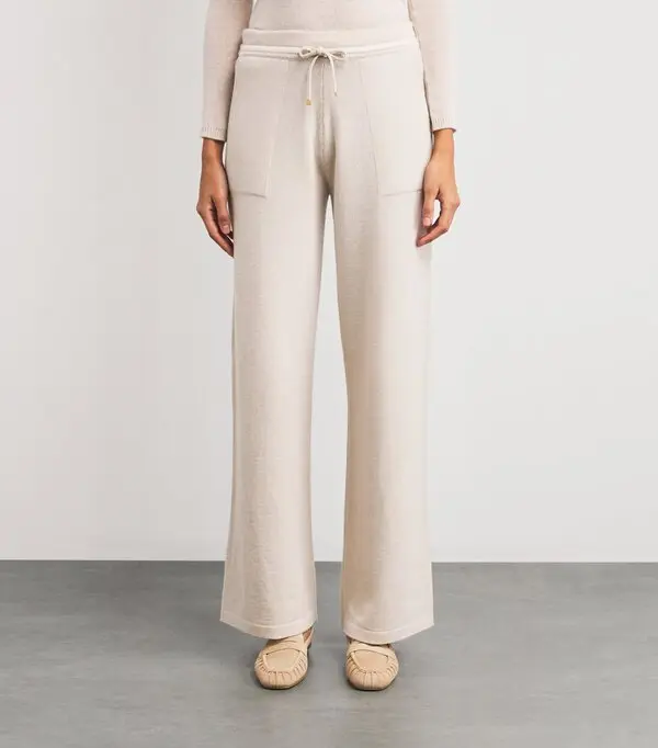 Eleventy Cashmere Wide-leg Trousers