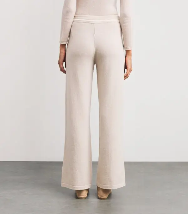 Eleventy Cashmere Wide-leg Trousers