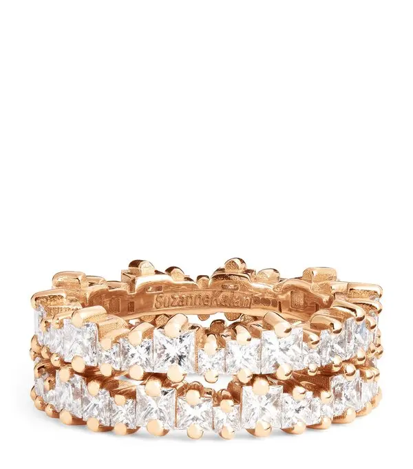 SUZANNE KALAN Diamond Ring Jackets - Rose Gold
