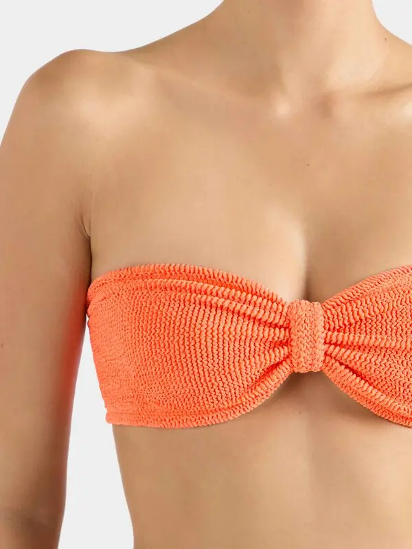 Hunza G Jean Bandeau Bikini - Orange