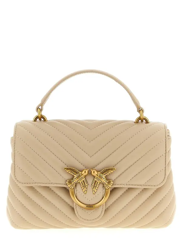 Pinko Love Lady Puff Mini Handbag - Beige