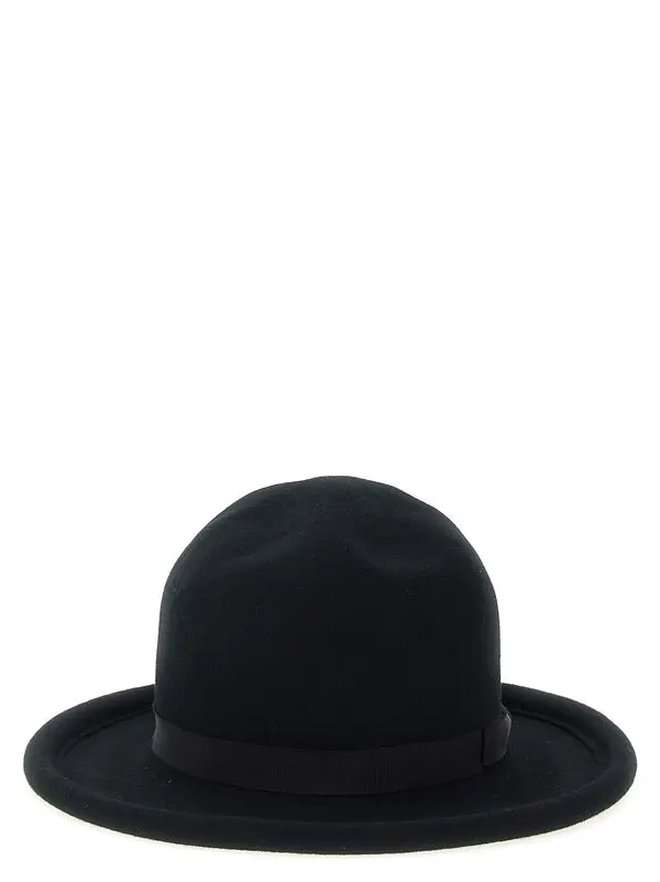 Yohji Yamamoto Wool Felt Hat - Black