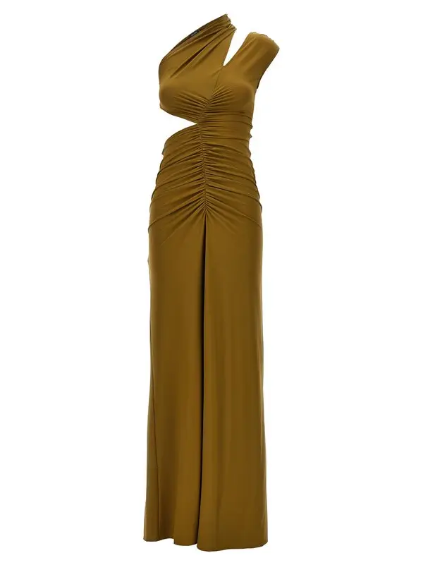 Atlein Cut-out Draped Dress