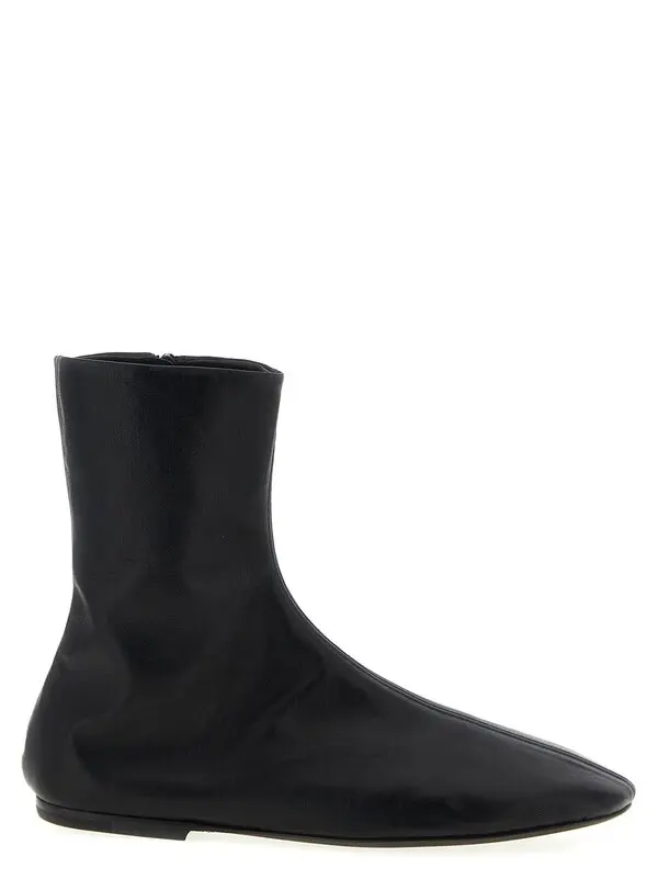 Dries Van Noten Leather Ankle Boots