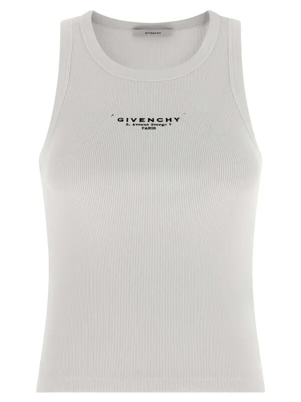 Givenchy Logo Ribbed Top